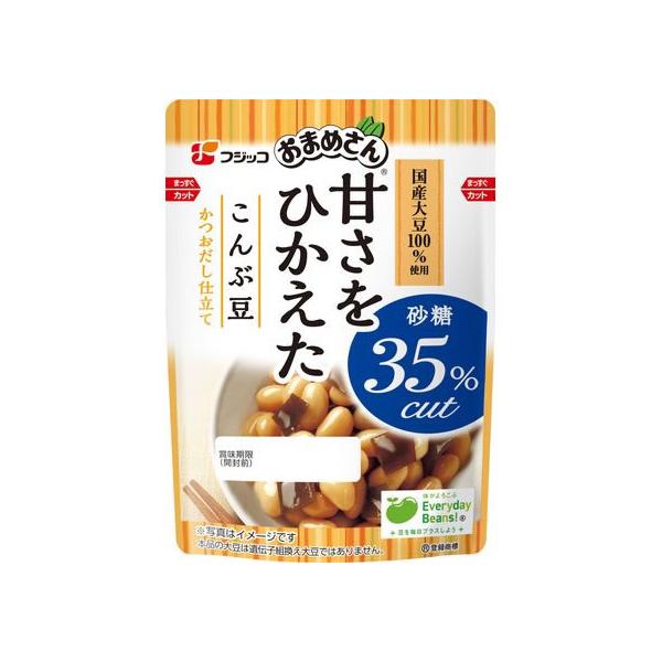 【商品説明】当社の「おまめさん」シリーズより砂糖（ショ糖）を３５％カットはそのままに、甘味をあげて味をはっきりさせた味わいに炊きあげました。国産大豆を使用しています。【仕様】●注文単位：１個