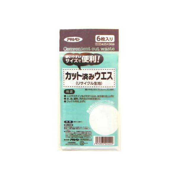 【商品説明】●吸水性のよいリサイクルシーツ生地を使用。●【用途】ニスやステインのすり込み、ふき取り仕上げに。●ニス、油、塗料、汚れなどの拭き取りに。●ワックスの仕上げに。【仕様】●サイズ：約２５×３０ｃｍ●材質：綿または綿ポリ●入数：６枚
