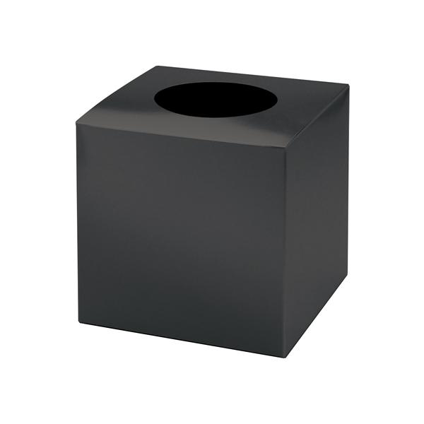 【仕様】シックで高級志向の黒！美容室や高級ブランド店など、シックな雰囲気にピッタリです。スーツなど男性向け商品のお店でも活躍します！　●色：黒●サイズ：幅１６５×奥行１６５×高さ１６５ｍｍ●出し入れ口：直径９５ｍｍ●材質：コートボール紙（４...