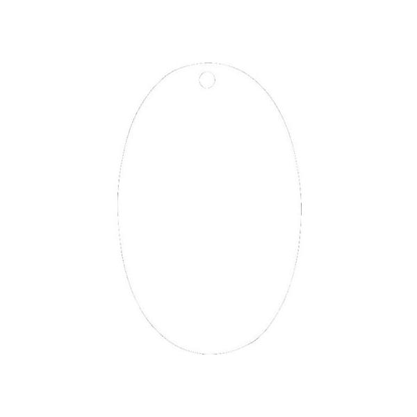 【商品説明】●キーホルダや番号札に最適です。【仕様】●型番：PKF35-7　●入数：5枚　●縦（mm）：55　●横（mm）：35　●色：ホワイト　●穴径（mm）：3　●アクリル