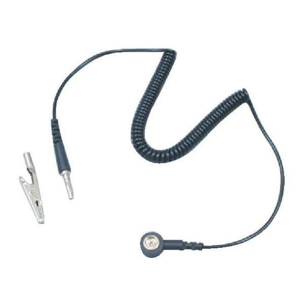 【商品説明】●シリコンラバーベルトの長さ調整が可能なタイプです。【仕様】●型番：AS-108-6　●入数：1個　●コード有効長（m）：1．8　●コイル部長さ（cm）：16　●グランドコード長さ（m）：1．8　●コード全長（cm）：43　●バ...