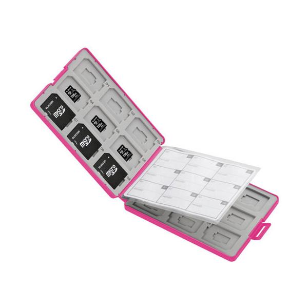 【商品説明】ＳＤカード１８枚とｍｉｃｒｏＳＤカード１８枚を一緒にまとめて収納できるカードケースです。ＳＤカードとｍｉｃｒｏＳＤカードを重ねることでコンパクトに収納可能です。ｍｉｃｒｏＳＤ→ＳＤ変換アダプタも収納可能です。収納トレーには適度な...