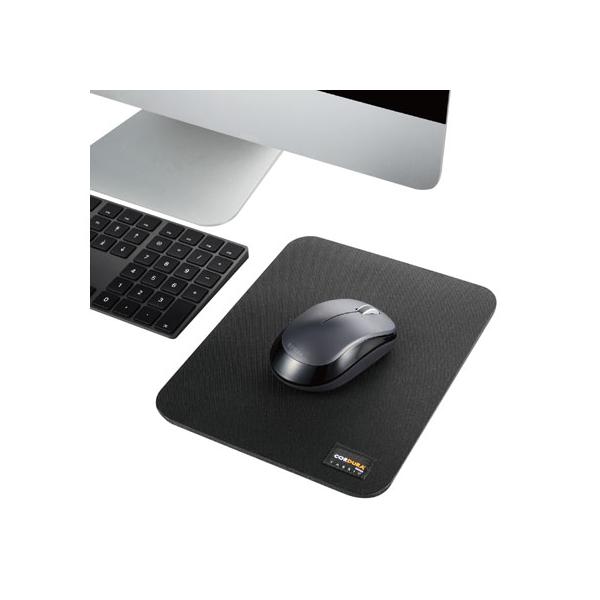 【商品説明】摩耗、引き裂き、擦り切れに強く、高耐久・高強度なＣＯＲＤＵＲＡ（Ｒ）生地を採用したＣＯＲＤＵＲＡ（Ｒ）マウスパッドです。生地表面の凹凸によりポインターが飛びにくく、細かい作業に適しています。表面はマウスが滑りすぎず、ほどよいグリ...