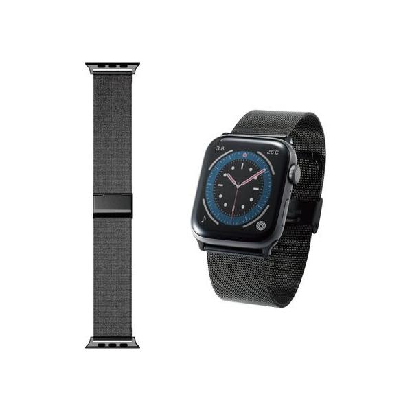 【商品説明】エレガントなデザインのＡｐｐｌｅ　Ｗａｔｃｈ　ＳＥ、Ｓｅｒｉｅｓ　６、５、４　［４４ｍｍ］、Ａｐｐｌｅ　Ｗａｔｃｈ　Ｓｅｒｉｅｓ　３、２、１　［４２ｍｍ］用ステンレスバンドです。　ステンレス素材のスポーティ感と編み目構造のエレガ...