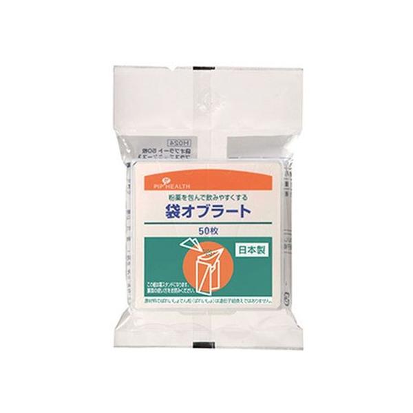 【商品説明】粉薬を包んで飲みやすくするオブラート【仕様】●内容量：50枚　●原材料／成分／素材／材質　ばれいしょでん粉（国産）　●栄養成分　1包装（50枚）あたり、熱量15kcal、タンパク質0g、脂質0g、炭水化物4g、食塩相当量0g　●...