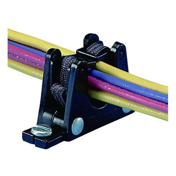 【商品説明】●ワイヤーを差し込む時に束線が常に丸く保持されます。●完成後に簡単に取り外すことができます。【仕様】●型番：ER.5-E4-X　●入数：10個　●色：黒　●縦（mm）：14．2　●横（mm）：49．8　●高さ（mm）：25．4　...