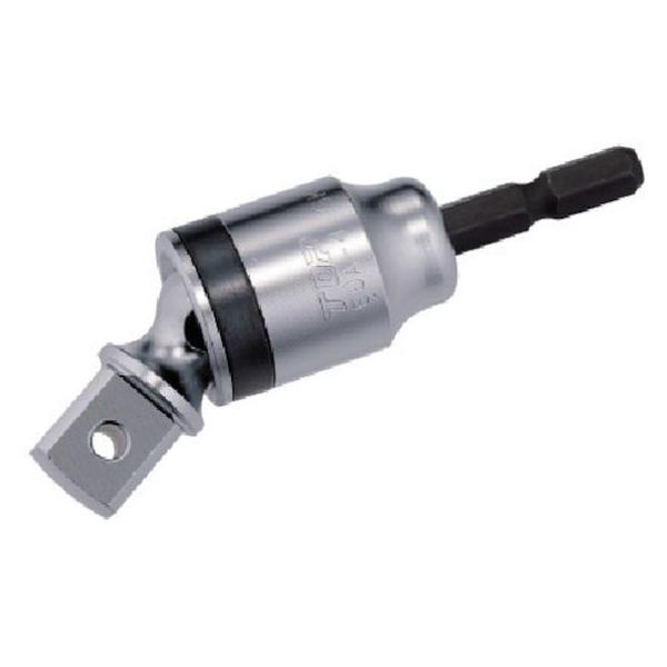 【商品説明】●曲げ角度は３０°、コーナー狭所でも楽々作業できます。●インパクト用ソケットを安全に接続するため、付属ピンを連結する穴付です。●電動ドリルでインパクト用ソケットを使用できます。【仕様】●型番：EUA-4P　●差込角（ｍｍ）：１２...