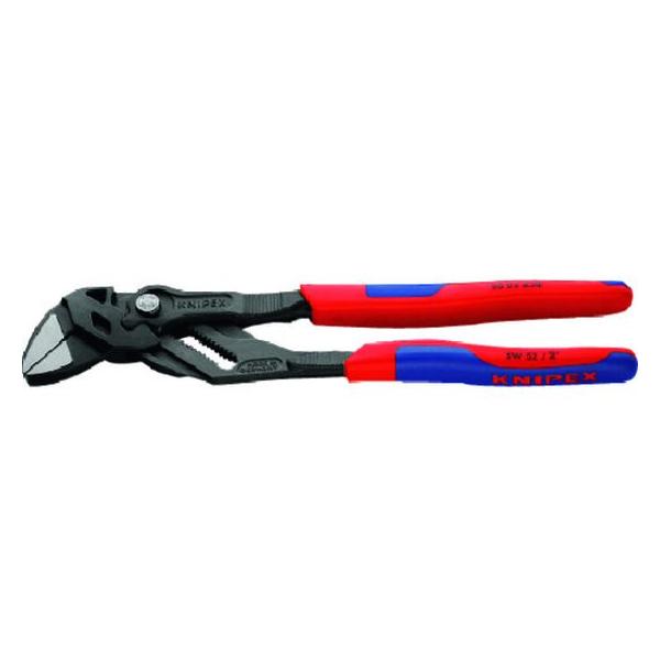 【商品説明】●つかみ面がフラットで、対象物に傷をつけません。●プッシュボタンにより素早く簡単にアゴの幅を細かく調節できます。●つかみ面は常に平行に可動し、ミリ・インチを問わず使用できます。【仕様】●型番：8602-250　●最大口開き（mm...