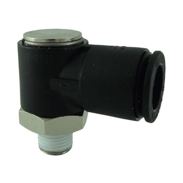 【仕様】●型番：F10-01S1　●接続口径：R1／8　●適合チューブ外径D（mm）：10　●六角対辺（mm）：17　●使用圧力：1MPa（空気）、0．3MPa（水）　●使用流体：空気、水　●流体温度：−5〜60℃（空気）、5〜40℃（水）...