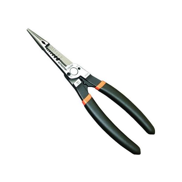 【仕様】●型番：330-200　●全長（ｍｍ）：２１５●落下防止用ひも取付穴：なし●皮むき能力（［［ＭＭ２］］）：０．３〜５．５ｍｍ●圧着機能：簡易圧着機能有●ばね：なし●ハンドル：２重ディッピング●先端部ギザ：有　●ストレートタイプ●スト...