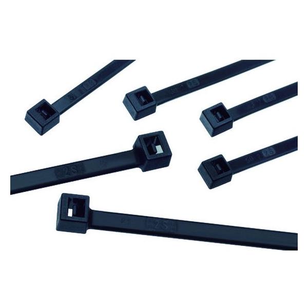 【商品説明】●耐熱性タイプのナイロンケーブルタイです。【仕様】●型番：SEL.9.202R　●入数：100本　●色：黒　●幅（mm）：2．5　●長さ（mm）：100　●厚さ（mm）：1．08　●最大結束径（mm）：24　●引張強度（N）：1...