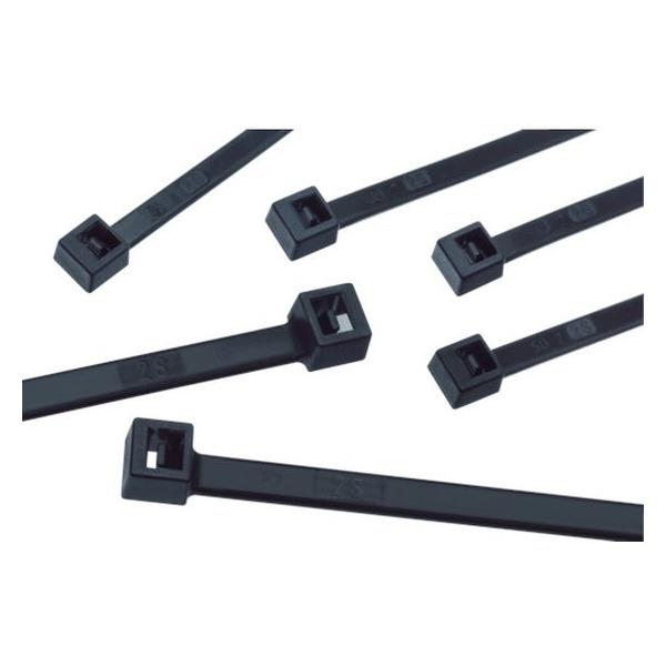 【商品説明】●耐熱性タイプのナイロンケーブルタイです。【仕様】●型番：SEL.9.210R　●入数：100本　●色：黒　●幅（mm）：3．5　●長さ（mm）：140　●厚さ（mm）：1．18　●最大結束径（mm）：36　●引張強度（N）：2...