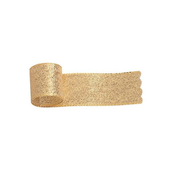 ササガワ [タカ印] リボン グランドメタル 幅6mm 金 50-7100[tag:ササガワ][tag:その他文具製品]