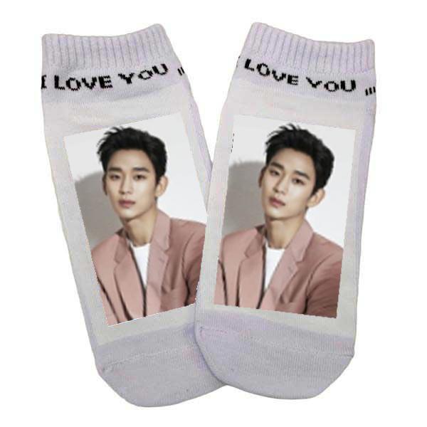 キム・スヒョン　くつ下 ソックス 靴下 韓流 グッズ■靴下 ソックス 韓流グッズ■サイズ:レディースサイズのスニーカーソックス■足の甲の部分に写真がプリントされています。■区分：韓国製／雑貨■靴下 ソックス 韓流グッズ■サイズ:レディースサ...