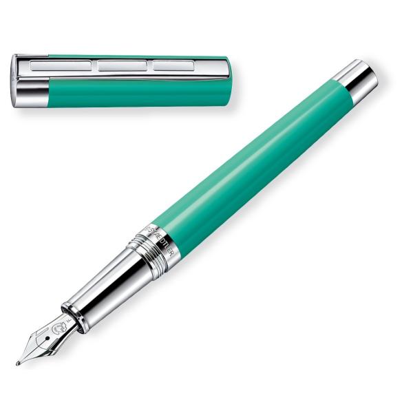 ●レジン軸●スチールペン先（EF・F・M・B）●カートリッジ・コンバーター両用●インクカートリッジ１本付属（ロイヤルブルー）