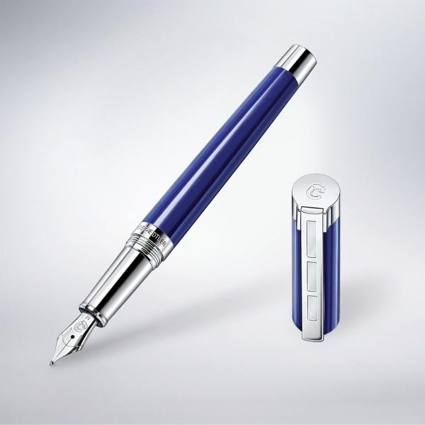●レジン軸●スチールペン先（EF・F・M・B）●カートリッジ・コンバーター両用●インクカートリッジ１本付属（ロイヤルブルー）