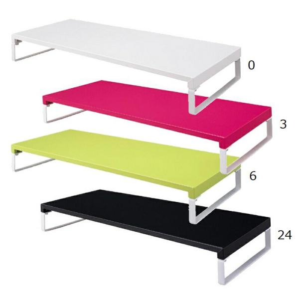 ●幅・奥行・高さ（mm）：590mm×250mm×80mm(有効内寸：560×250×67mm)●材質：スチール●色：0/白、3/赤、6/黄緑、24/黒●耐荷重：15kg（等分布）●組立式（工具付き）