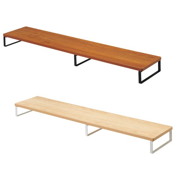 ●寸法：1000mm × 200mm × 80mm(有効内寸：幅545・393×奥行き200×高さ63mm)●材質：天板／ＭＤＦ、脚／スチール●耐荷重：15kg（等分布）●組立式（工具付き）※有効内寸393ｍｍ側には、フルサイズキーボードは...