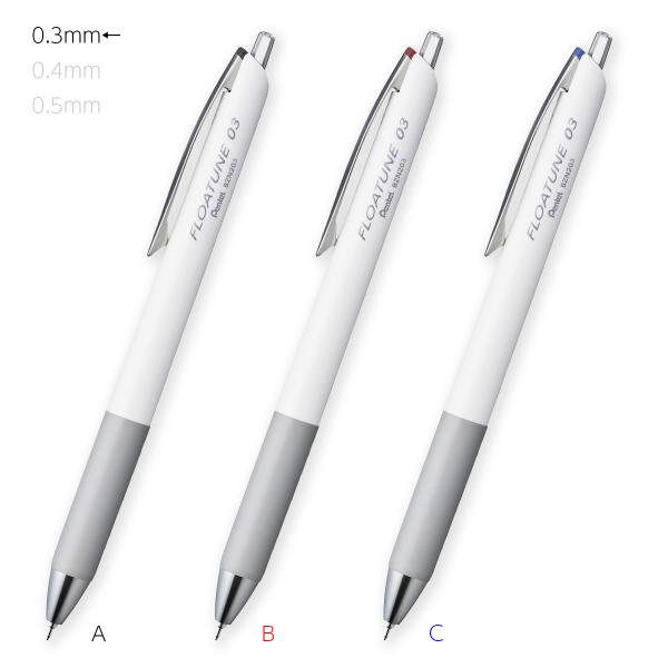 ●本体サイズ：11×14×147mm●本体重量：11g●ボール径：0.3mm●インキ色：A（黒）、B（赤）、C（青）BZN203-A(黒インキ),BZN203-B(赤インキ),BZN203-C(青インキ)