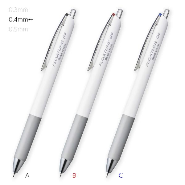 ●本体サイズ：11×14×147mm●本体重量：11g●ボール径：0.4mm●インキ色：A（黒）、B（赤）、C（青）BZN204-A(黒インキ),BZN204-B(赤インキ),BZN204-C(青インキ)