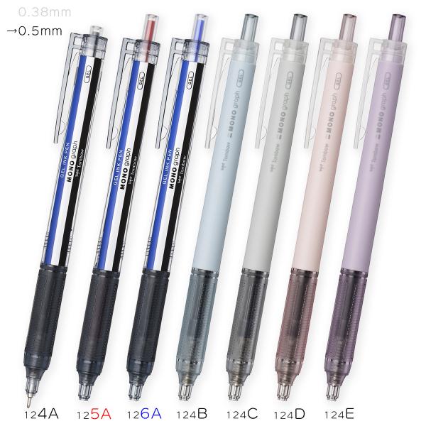 ●ボール径：0.5mm●材質：軸・クリップ/PC樹脂、グリップ/エラストマー●本体サイズ：10x14x144mm●本体重量：9g●替芯：BN-KNE33(黒)、BN-KNE25(青)、BN-KNE15(赤)●パックなし品番：BJ-MGLE0...