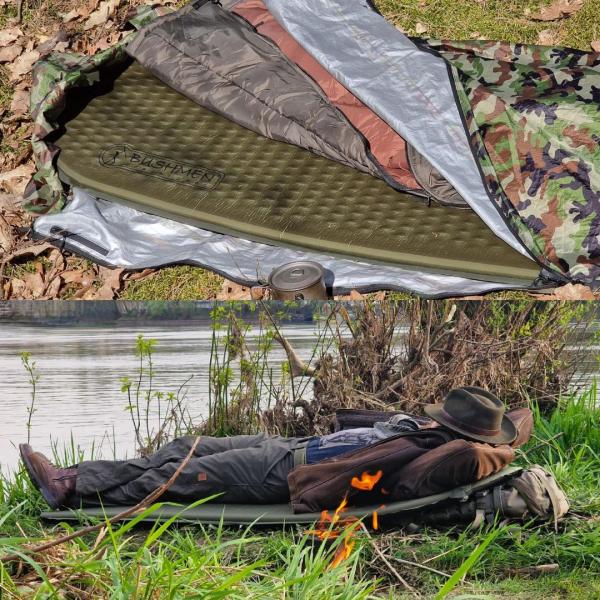 BUSHMEN travel gear日本正規品です。★読み方は ブッシュマン ではなく ブッシュメン となります。SELF-INFLATING Mat FITは、同クラスで最軽量なマットレスの一つです。形状からバルブの種類に至るまで、重量...
