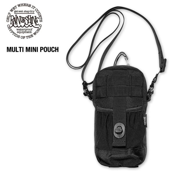 【ブランド】RAIN OR SHINE【品番】23ROS-15【アイテム】MULTI MINI POUCH【カラー】BLACK【サイズ】H18cm,W8.5cm,D3cm【Fabric】Polyester 600 x 900D PU(Rec...