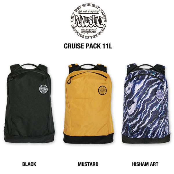 【発売日：2026年11月02日】【ブランド】RAIN OR SHINE【品番】26ROS-K01【アイテム】CRUISE PACK 11L【カラー】BLACK , MUSTARD , HISHAM ART【サイズ】H51×W35×D9cm...
