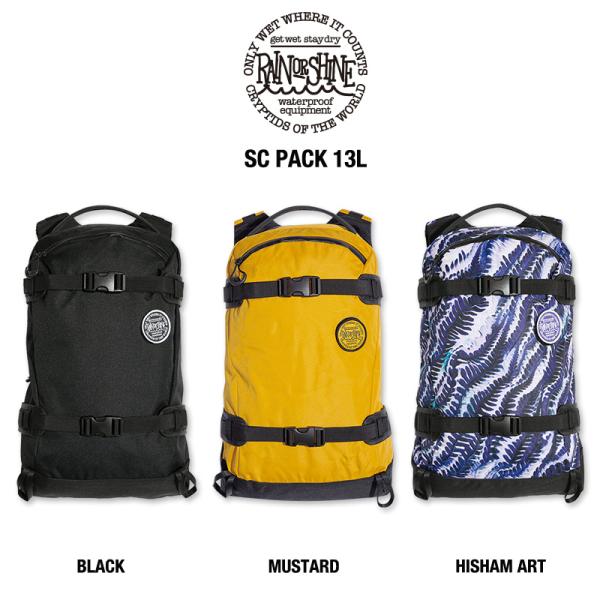 【発売日：2026年11月02日】【ブランド】RAIN OR SHINE【品番】26ROS-K02<br>【アイテム】SC PACK 14L【カラー】BLACK , MUSTARD , HISHAM ART【サイズ】H51×W3...