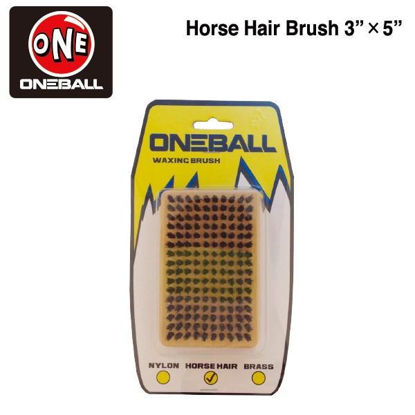 【ブランド】ONEBALL【アイテム】HORSE HAIR BRUSH【サイズ】3"×5"