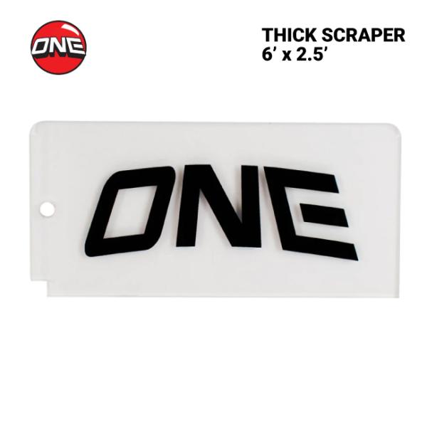 【ブランド】ONEBALL【アイテム】6' x2.5' SUPER THICK SCRAPER【サイズ】15.24cm x  6.35cm