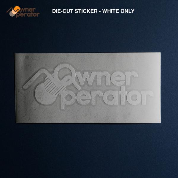 【ブランド】OwnerOperator【アイテム】Die-Cut Sticker【カラー】White【生産】Made in JAPAN【サイジング】横幅17cm