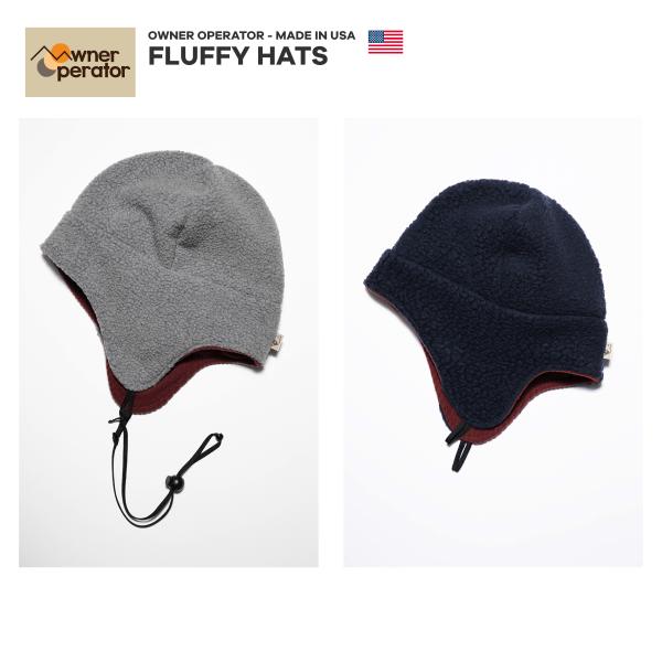 【ブランド】Owner Operator【アイテム】FLUFFY HATS【生地】(裏生地)高級フリース素材 / (表生地)高級ボアフリース【生産】HAND MADE IN USA【サイジング】ONE SIZE FIT 頭周り60cm / ...