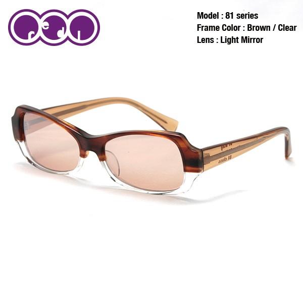 【ブランド】redi+UG collab【アイテム】81 Series【カラー】BROWN×CLEAR【レンズ】LIGHT MIRROR(100% UV CUT)【付属品】オリジナル専用ケース