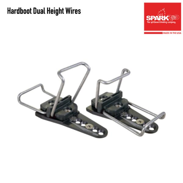 【ブランド】SPARK R&amp;D【アイテム】Hardboot Dual Height Wires【カラー】BLACK【サイズ】One size【重量】98g(片側) 196g(ペア)