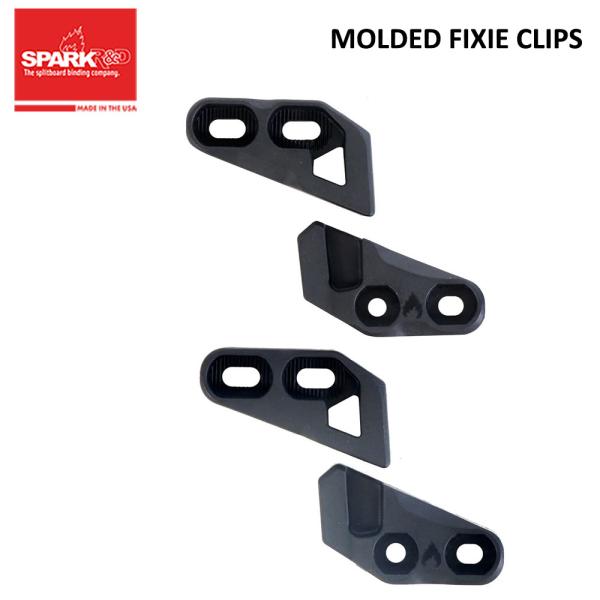 【ブランド】SPARK R&amp;D【アイテム】MOLDED FIXIE CLIPS【タイプ】TOP-MOUNT / THROUGH-MOUNT【重量】Top-Mount :1.4oz/pr (42g), Through-Mount : ...