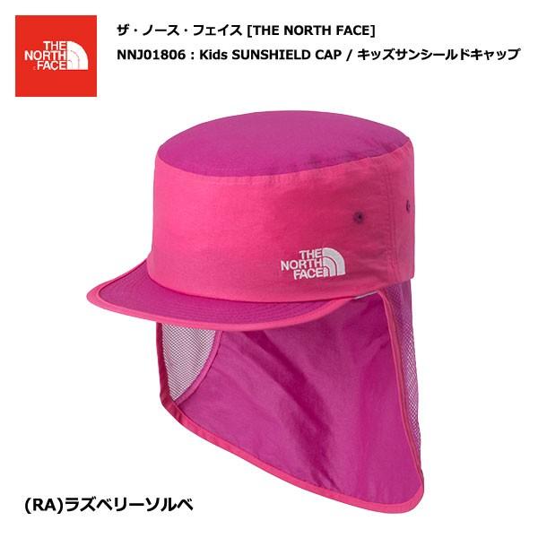 【ブランド】THE NORTH FACE / ザ・ノースフェイス【品番】NNJ01806【アイテム】サンシェイドキャップ（キッズ）【カラー】(RA)ラズベリーソルベ【Fabric】本体:NORTHTECH Cloth ECO(ナイロン100...