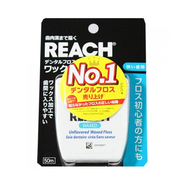 ワックス加工で歯間に入りやすい、フロス初心者の方にもおすすめのデンタルフロスです。