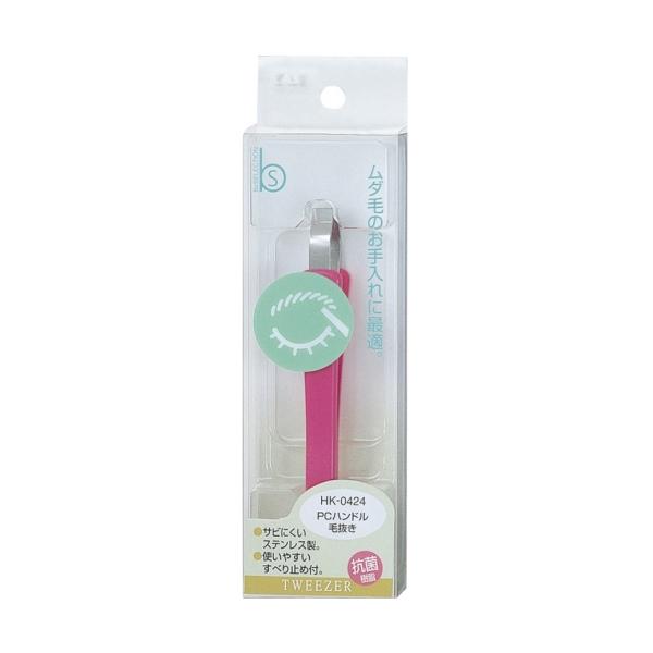 しっかりと掴んで抜くことができる毛抜きです。