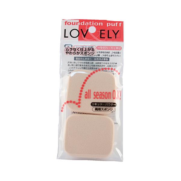ムラなく仕上がる、なめらかなタッチのリキッド・パウダー両用タイプのメイク用スポンジです。
