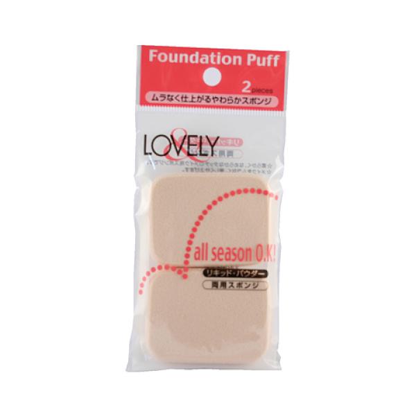 ムラなく仕上がる、なめらかなタッチのリキッド・パウダー両用タイプのメイク用スポンジです。