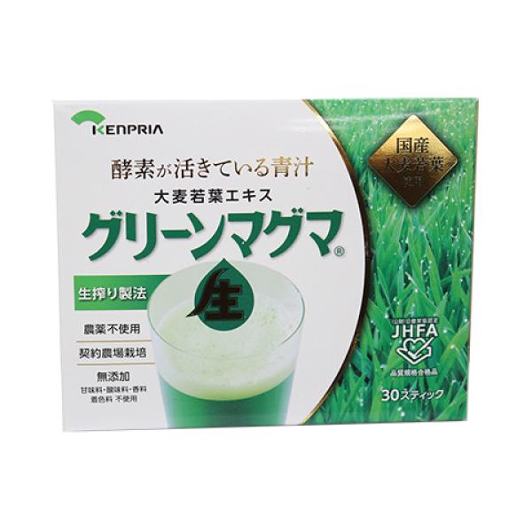 大麦若葉エキス麦緑素は活力、栄養価ともにピーク時の国産大麦若葉を搾汁し、その青汁を活性そのまま粉末化したものです。