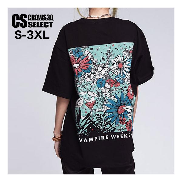【発売日：2025年09月13日】[CROWS 30 SELECT]Vampire Weekend フローラルプリントTシャツホワイトSサイズ/Mサイズ/Lサイズ/XLサイズ/2XLサイズ/3XLサイズコットン100％の厚手生地を使用し、し...