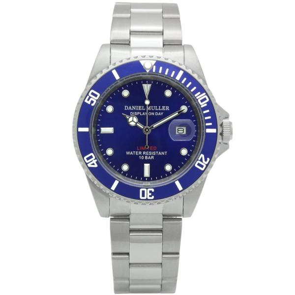 □ 品番:DM-2018BL□ サイズ（ケース）:約H4.7cmｘW4cmｘD1.2cm ※ケースサイズにリューズを含みません□ ケース素材:ステンレス□ ベゼル素材:アルミニウム□ ベルト素材:ステンレス□ 風防素材:ミネラルクリスタルガ...