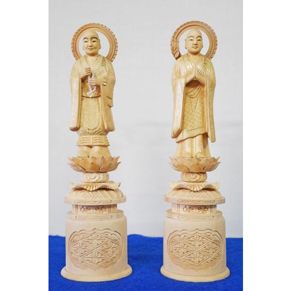 ●サイズ（約）●高さ３０．５cm 巾８．３cm 奥行７．３cm●材質●本体：柘植　台座：ヒノキ●宗派●浄土宗●商品内容●在庫限りの大変お買い得商品です！！