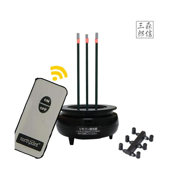 火を使わないので、倒れても安心!　灰が出ないのでお手入れが不要です。タッチ式スイッチを押すだけで、本物のお線香のように点灯。リモコンでラクラク点灯・消灯。電気式なので、気になるニオイや煙がゼロ!宗派によって１本立/２本立/３本立が商品到着後...