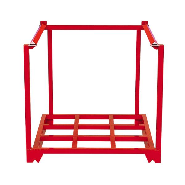 ※車上渡しの為フォークリフト必須※品番：NR67適用パレットサイズ：1400×1100mm外寸：W1650×D1200×H1700mm内寸：W1550×D1150×H1500mm自重：62kg耐荷重：1t積み重ね段数：天地3段《ネスラックの...