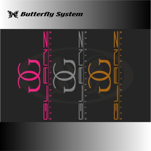 バタフライシステムオリジナルの様々な用途に対応出来る切り文字ステッカーカラー：シルバー ゴールド ピンクサイズ: 横270ｘ縦85mm素材：カッティングシート入り数：1枚取付方法：ステッカー貼り付けタイプご注意：フロントウィンドへのステッカ...