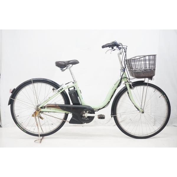 ■商品情報カラー：グリーン適応身長:約140-cm(目安)バッテリー容量：12.3Ah補助走行距離：約56km(標準モード)タイヤサイズ：前 後　26インチ充電時間：約3時間重量26.1(kg)付属品(1)充電器付属品(2)鍵x3■バッテリ...