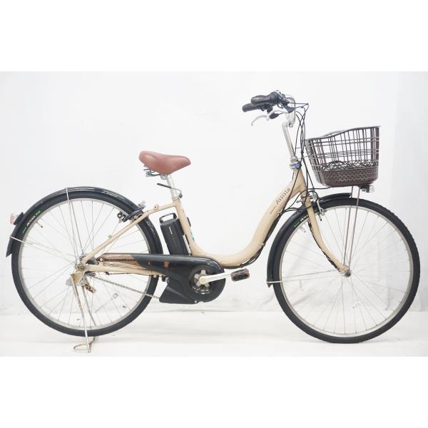 ■商品情報カラー：ベージュ適応身長:約140-cm(目安)バッテリー容量：12.3Ah補助走行距離：約56km(標準モード)タイヤサイズ：前 後　26インチ充電時間：約3時間重量26.1(kg)付属品(1)充電器付属品(2)鍵x3■バッテリ...